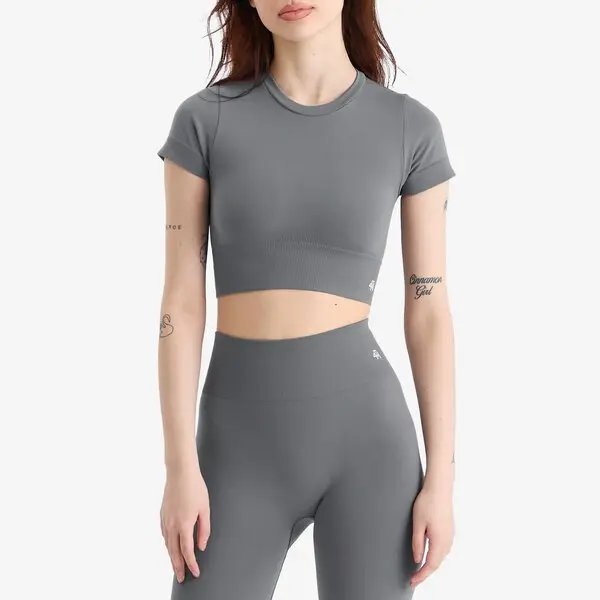 4TH & RECKLESS Brogan Sports Crop Top - Grey