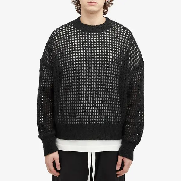 COLE BUXTON Open Weave Knitted Jumper