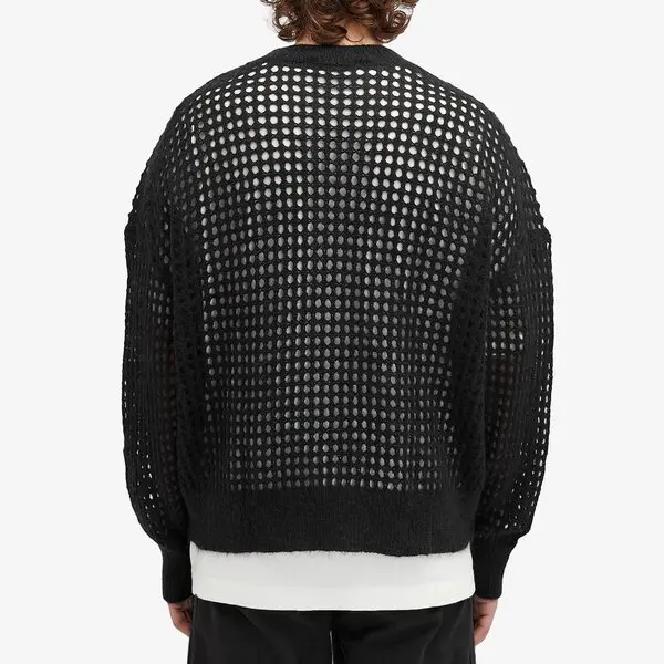 COLE BUXTON Open Weave Knitted Jumper