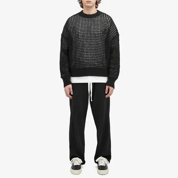 COLE BUXTON Open Weave Knitted Jumper