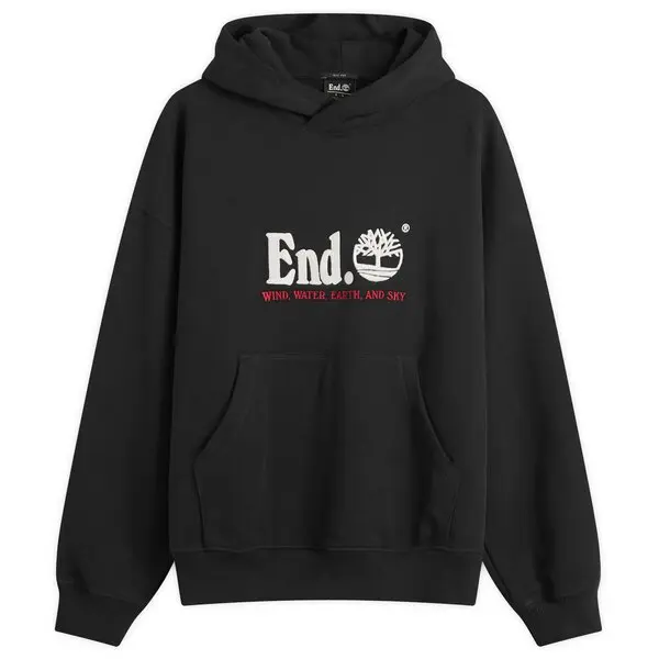 Timberland End. X Logo Hoodie - Black