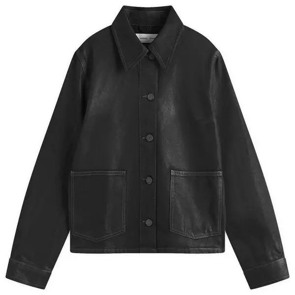 SAMSØE SAMSØE Sanadine Foil Denim Jacket - Black Void