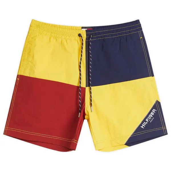 Tommy Hilfiger Gi Sailing Colorblock Shorts - Yellow