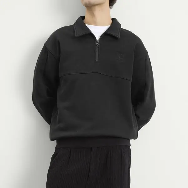 HERESY Green Quarter Zip Sweatshirt