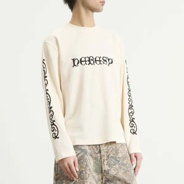 HERESY Wrought Long Sleeve Waffle T-shirt