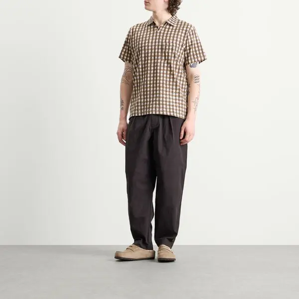 Universal Works Summer Canvas Pleated Track Pant