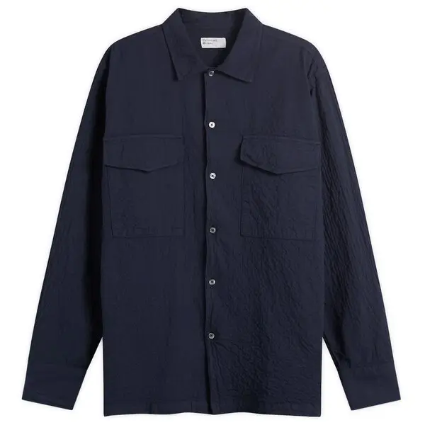 Universal Works Arten Seersucker Attendant Overshirt