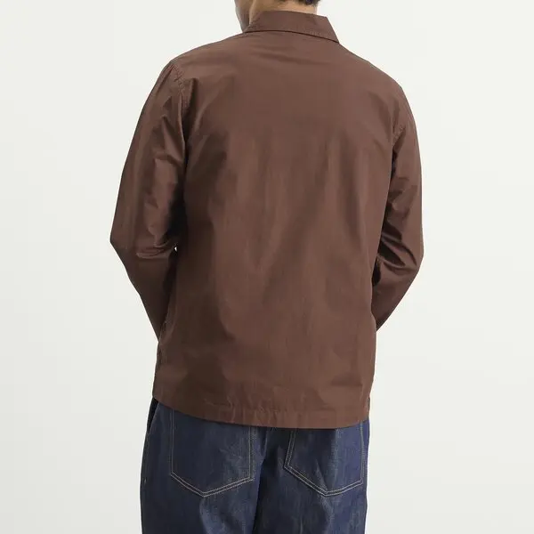Universal Works Peached Poplin Bakers Overshirt