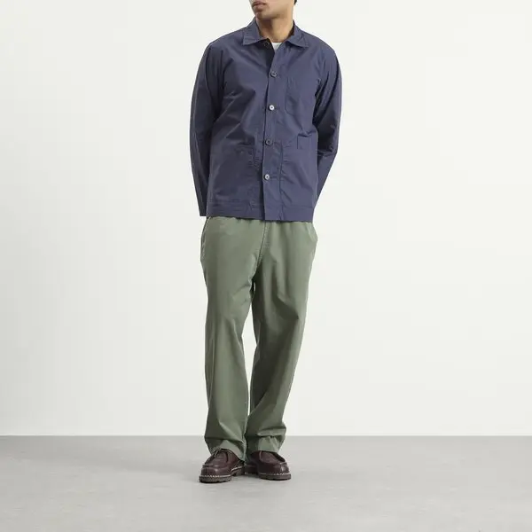Universal Works Peached Poplin Bakers Overshirt