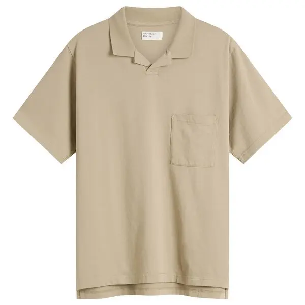 Universal Works Rugby Jersey Oversized Vacation Polo - Sand