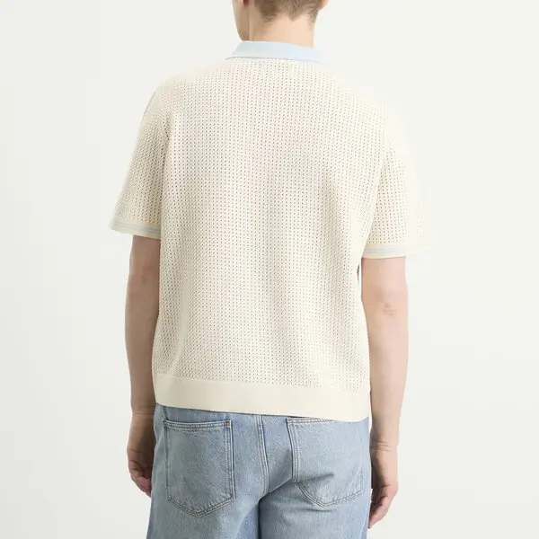 WAX LONDON Belle Tipped Pointelle Shirt