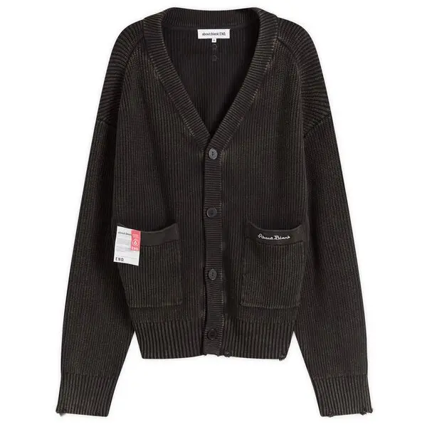 ABOUT:BLANK End. X Distressed Cardigan - Black