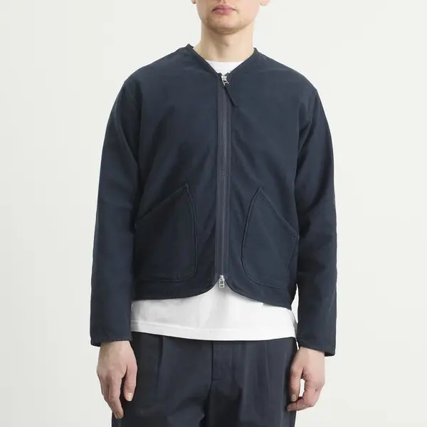 Universal Works Slub Sateen Zip Liner Jacket