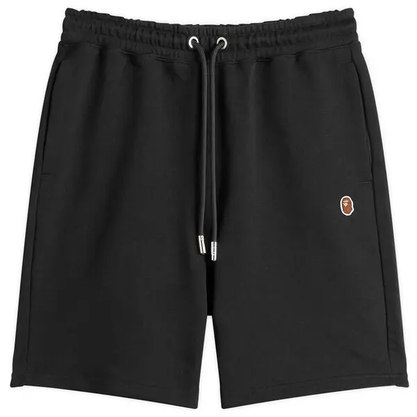 A BATHING APE One Point Sweat Shorts - Black