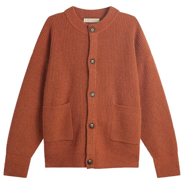 FRIZMWORKS Heavy Wool Cardigan - Brick