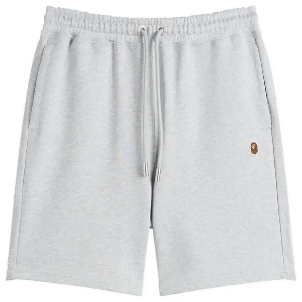 A BATHING APE One Point Sweat Shorts - Grey