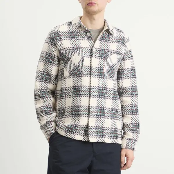 WAX LONDON Whiting Hutton Check Overshirt