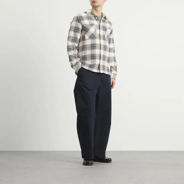 WAX LONDON Whiting Hutton Check Overshirt