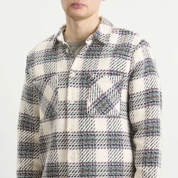 WAX LONDON Whiting Hutton Check Overshirt