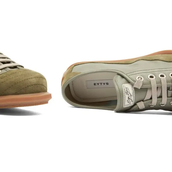 Eytys Balestra Sage Leather Sneakers