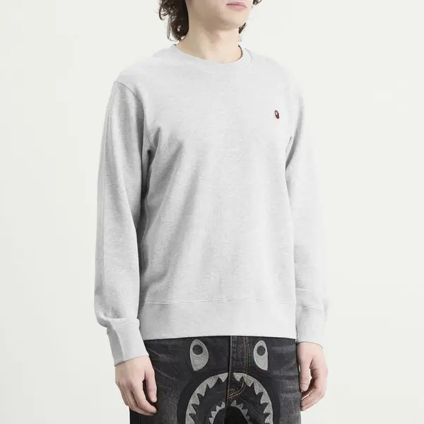A BATHING APE One Point Crew Neck Sweatshirt
