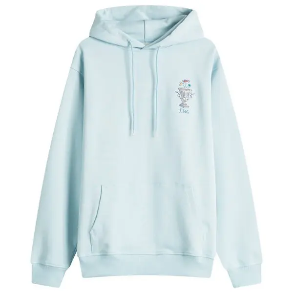 Drole De Monsieur Vase Popover Hoodie - Light Blue