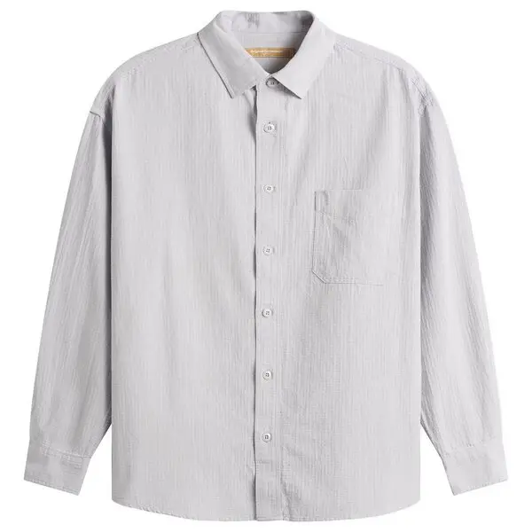FRIZMWORKS Og Seersucker Shirt - Grey
