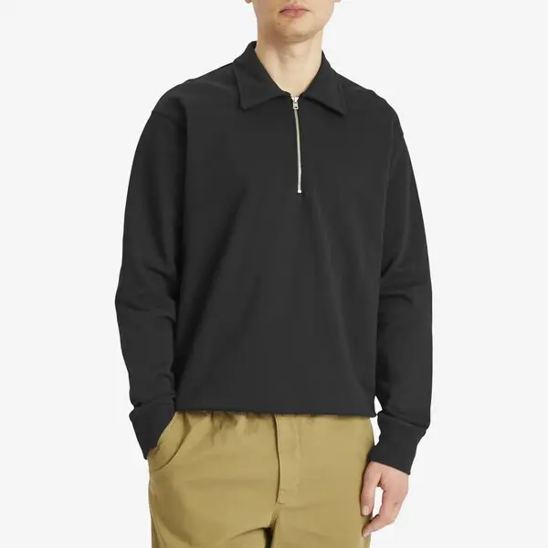 Norse Projects Ketel Relaxed Logo Half Zip Sweatshirt
