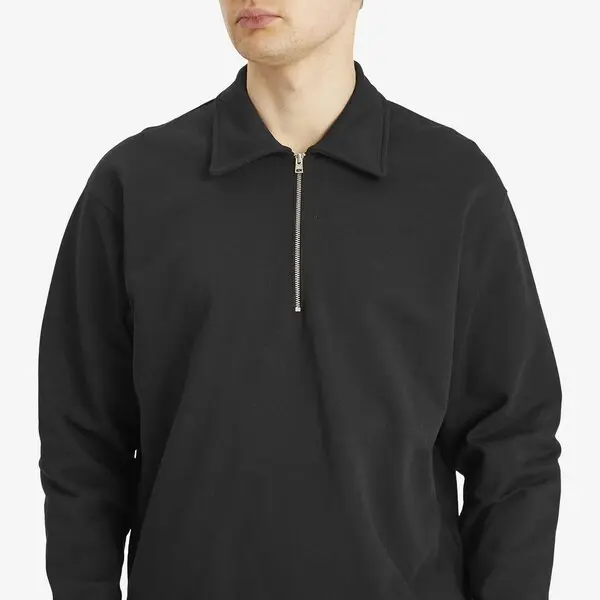 Norse Projects Ketel Relaxed Logo Half Zip Sweatshirt