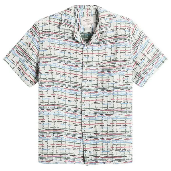 Portuguese Flannel Move Vacation Shirt - Ecru Multi