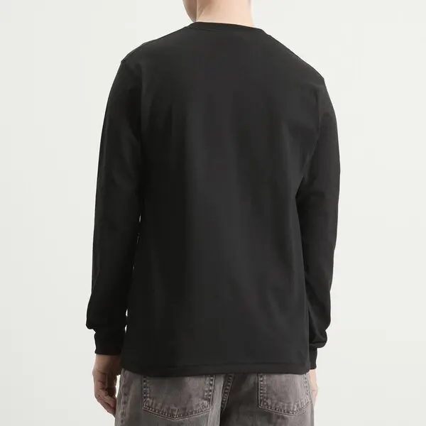 A BATHING APE Long Sleeve College T-shirt - Black