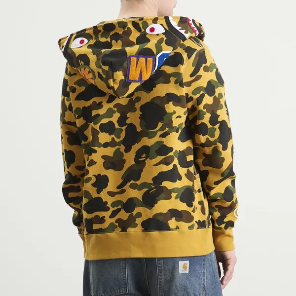 A BATHING APE 1st Camo Full Zip Shark Hoodie