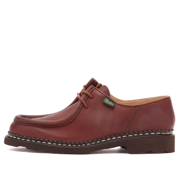 Paraboot Michael Leather Lace Up Derby Shoe - Brown