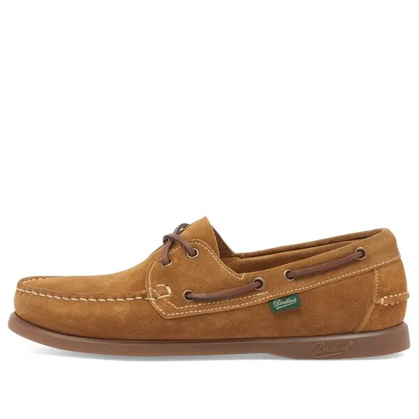 Paraboot Barth Velvet Boat Shoe - Fawn