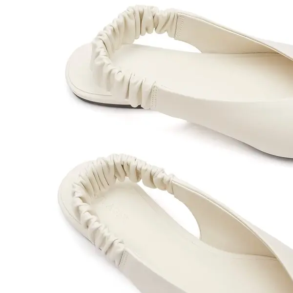 ST. AGNI Envelope Sling Back Flats