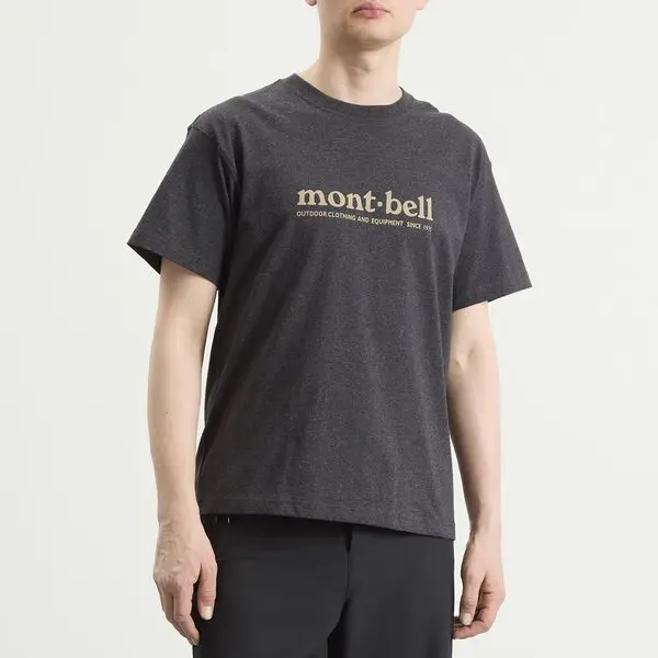 MONTBELL Pear Skin Cotton Logo T-shirt