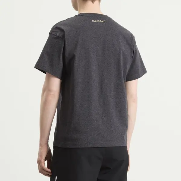MONTBELL Pear Skin Cotton Logo T-shirt