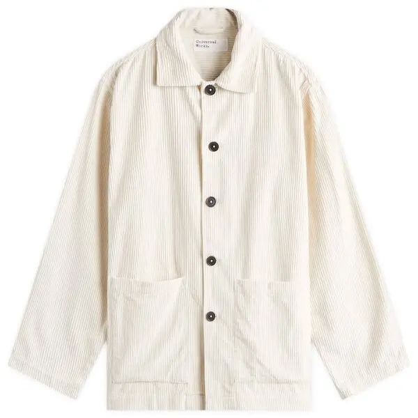 Universal Works Corduroy Easy Jacket - Ecru