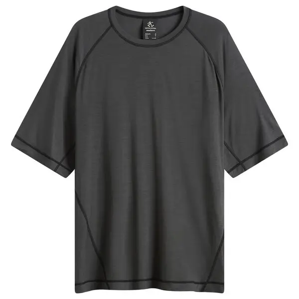 HIKING PATROL X Mammut Tree Wool Fl T-shirt - Gabbro