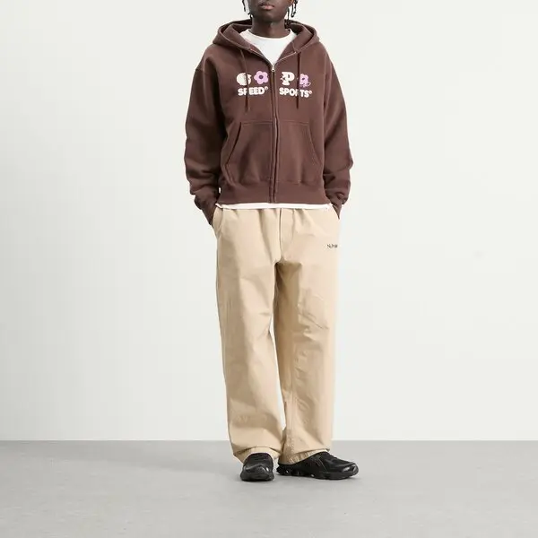 PAWA SPEED SPORTS Multi Monogram Zip Hoodie