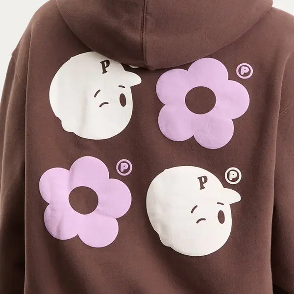 PAWA SPEED SPORTS Multi Monogram Zip Hoodie