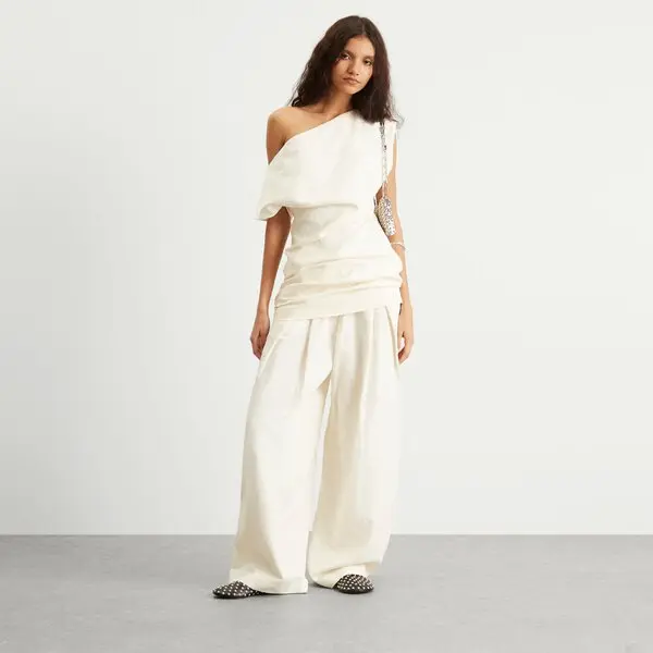 ST. AGNI Asymmetric Mini Dress