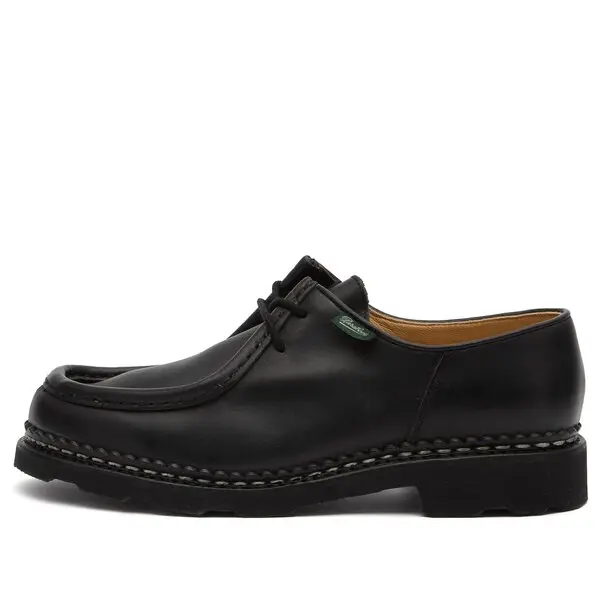 Paraboot Michael Leather Lace Up Derby Shoe - Black