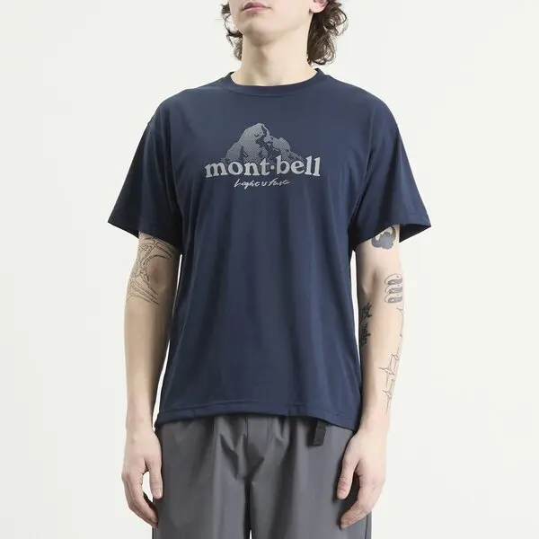 MONTBELL Dot Logo Wickron T-shirt