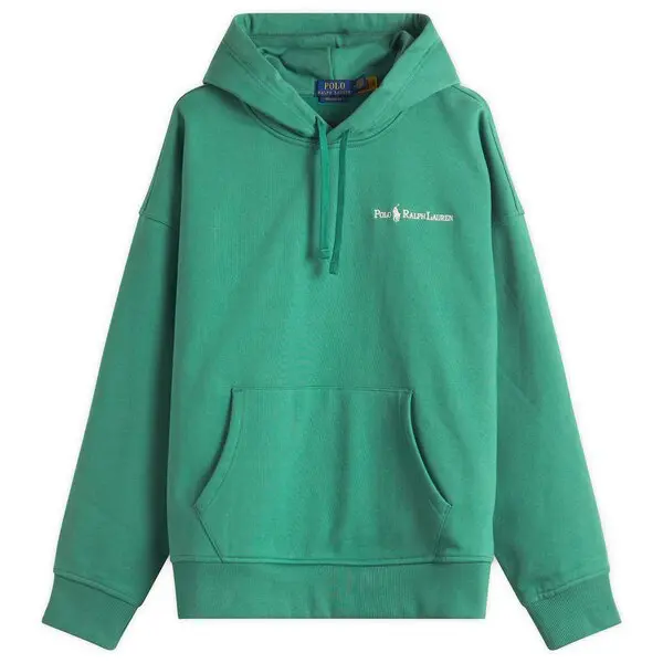 Polo Ralph Lauren Embroidered Chest Logo Hoodie - Antique Green