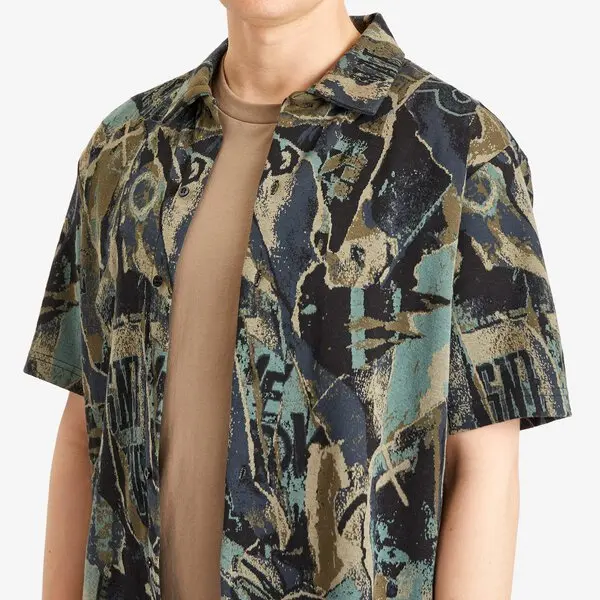 THISISNEVERTHAT Jacquard Pattern Shortsleeve Shirt