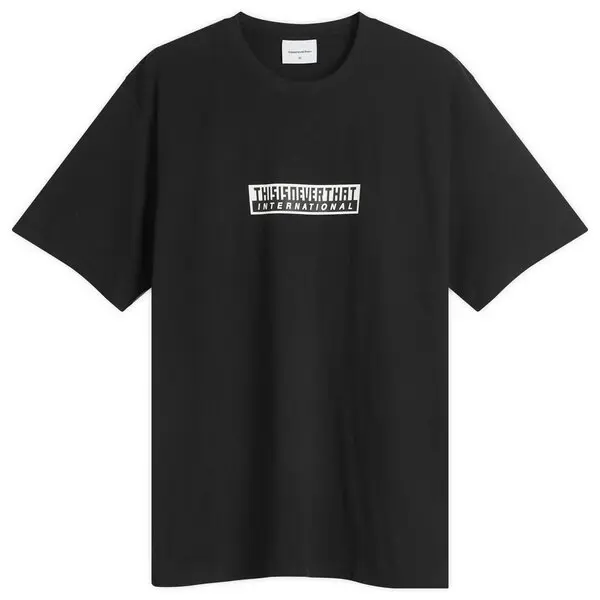 THISISNEVERTHAT Tnt International T-shirt - Black