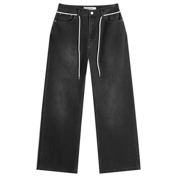 ABOUT:BLANK Straight Leg Denim Jeans - Black