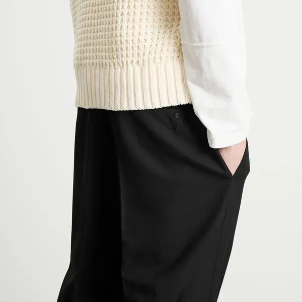 ABOUT:BLANK Pleated Trousers V2 - Black