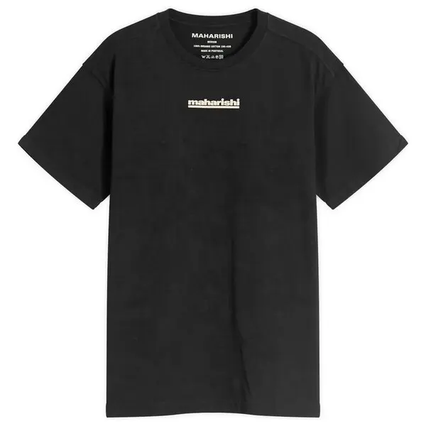 MAHARISHI Maha-paizhi Sashiko T-shirt - Black